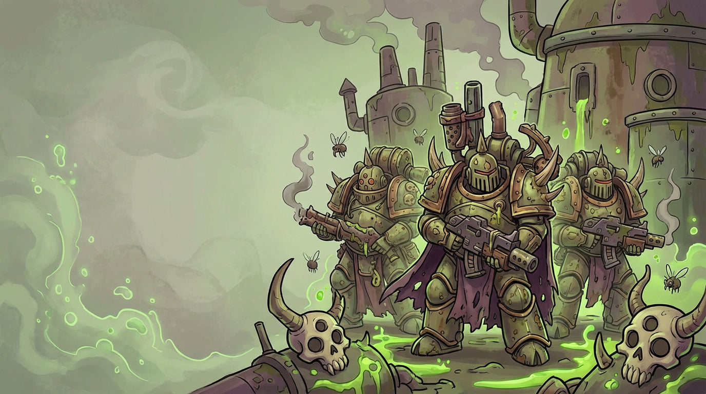 Death Guard Plague Legion Gaming Accessories - Warhammer 40K – Vant ...